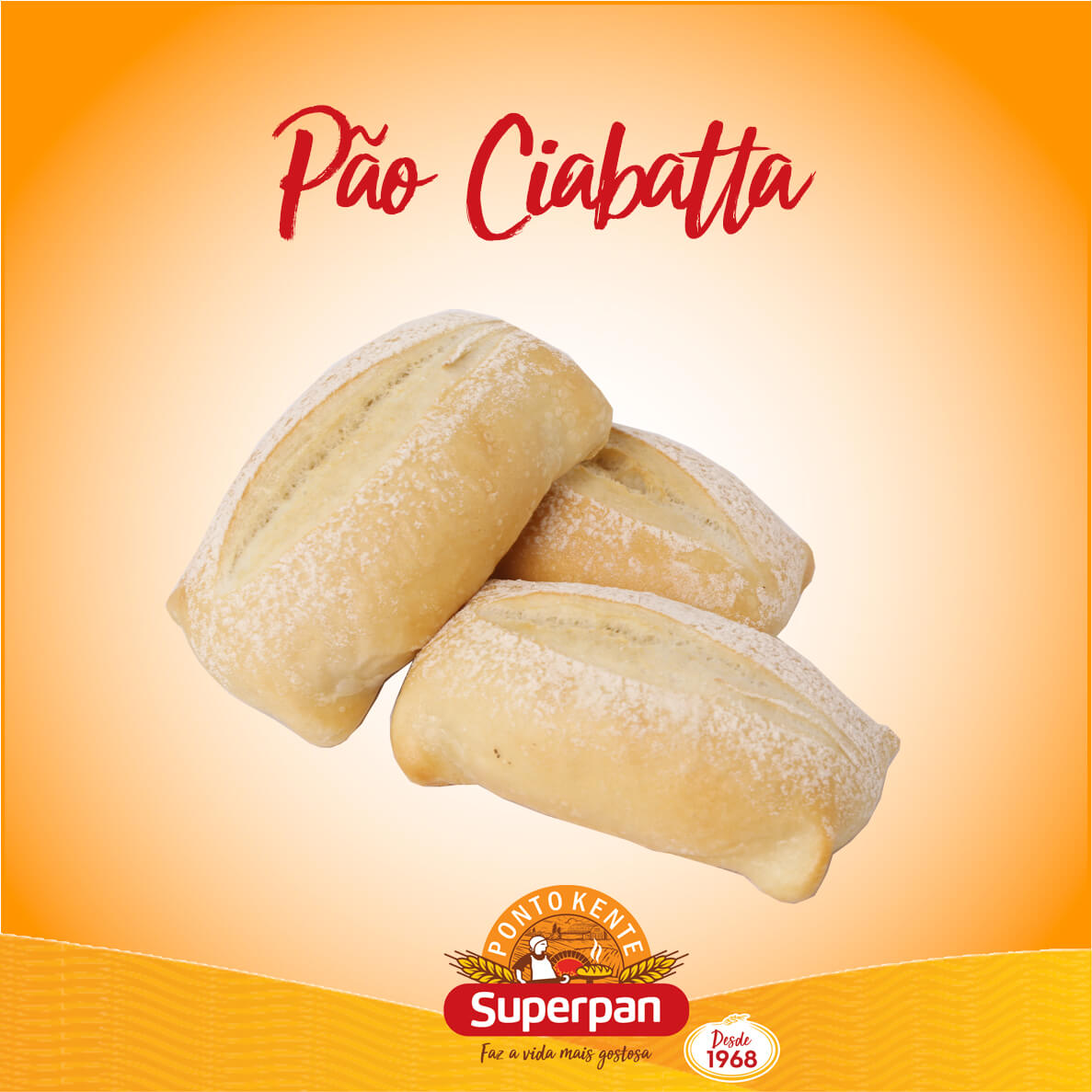 Pão Ciabatta – Superpan